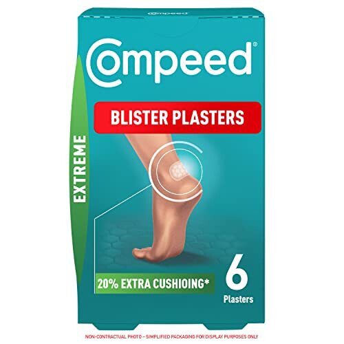 Compeed Extreme Blister Plasters, 6 Hydrocolloid Plasters, Foot ...