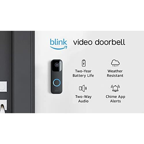 Blink Video Doorbell + Sync Module 2 | Two-way audio, HD video, motion ...