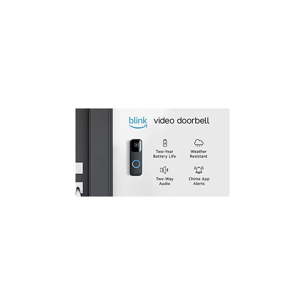 Blink Video Doorbell + Sync Module 2 | Two-way audio, HD video, motion ...