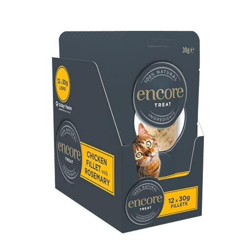 Encore 100% Natural Cat Treats, Chicken Fillet With Rosemary Loin Cat ...
