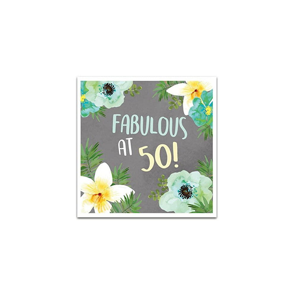 50th Birthday Card for Her, 50th Birthday Card Women, Happy 50th ...