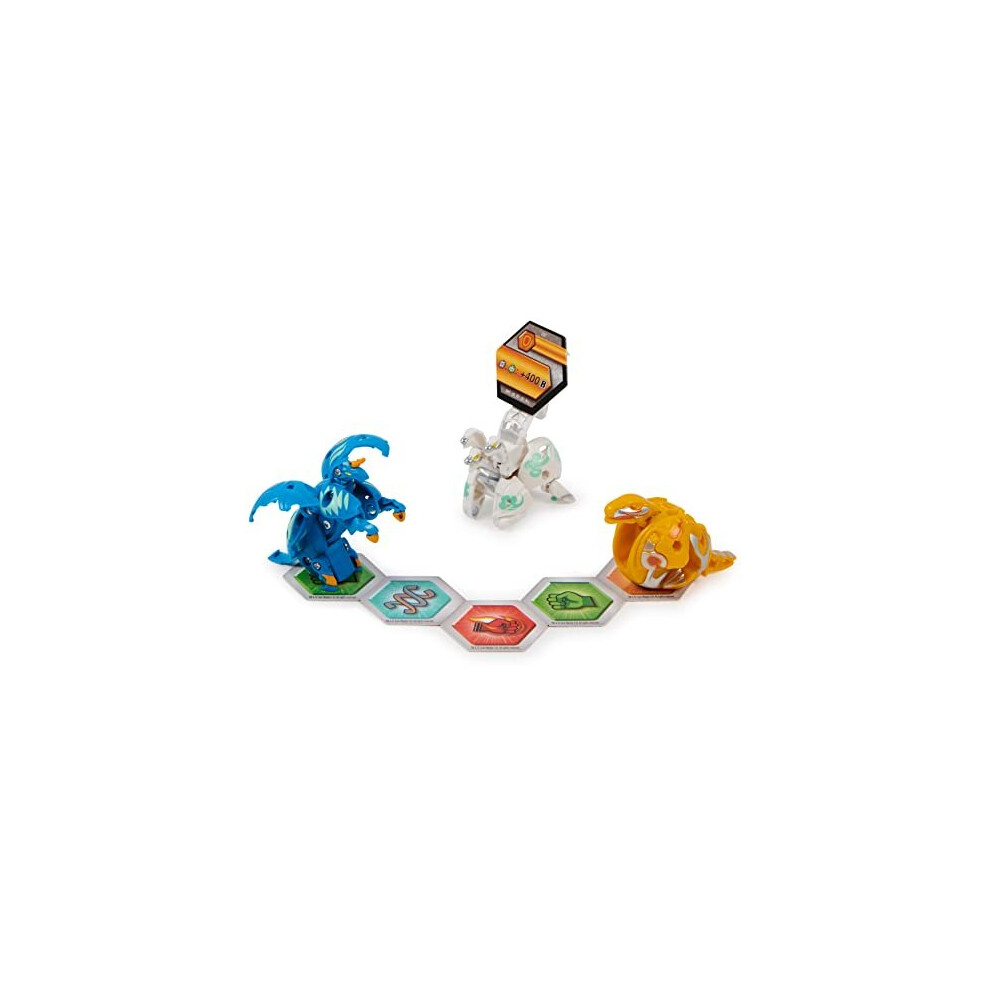 BAKUGAN Evolutions Starter Pack, Howlkor Ultra with Neo Pegatrix and Trox, Collectible Action ...