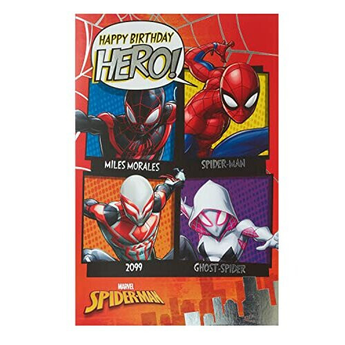 UK Greetings Birthday Card - Marvel Birthday Card - Boys Birthday Card ...