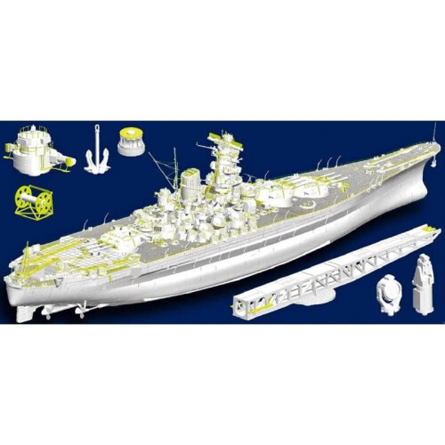 Trumpeter G2B5058052000 Glow2B 1:200-YAMATO Battleship, Premium Scale ...