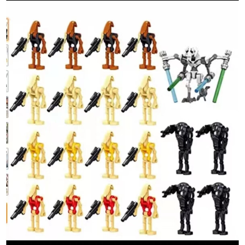 (Battle Droids E 37PCS)) Star Wars Clone Troopers Minifigures Gift Fit ...