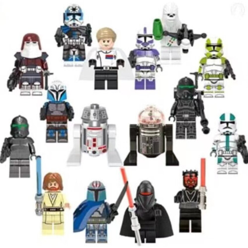 (16PCS) Building Blocks Star Wars clones General Grievous robots puzzle ...