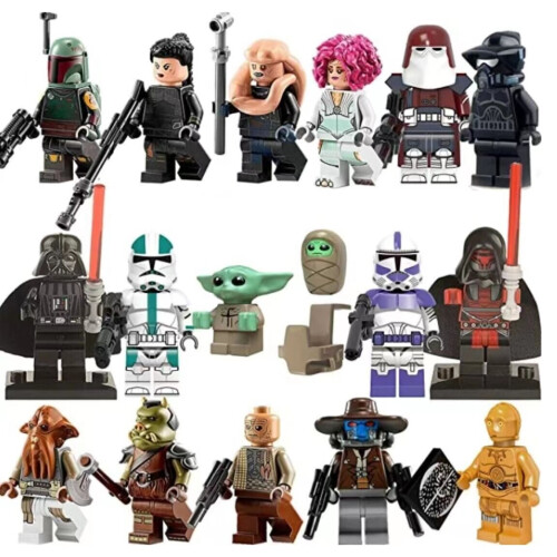 (17PCS) Building Blocks Star Wars clones General Grievous robots puzzle ...