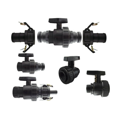 (2" in line valve + 1"hose tail) Layflat hose valves camlock in-line ...