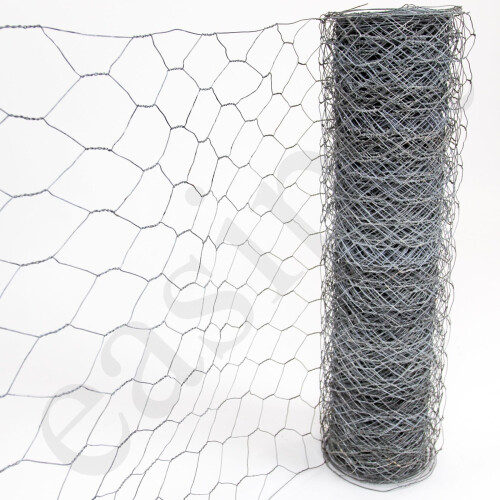 FED 67243: Galvanised Chicken Wire Mesh 25mm x 60cm x 25m (22g) – Easy ...