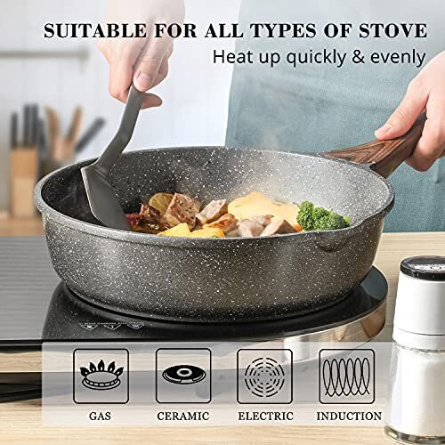 10 inch saute pan with lid store