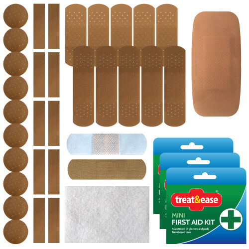 3pk Mini First Aid Kits | Mini First Aid Kit Travel, Backpacking ...