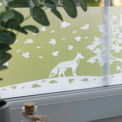 dc fix WINDOW BORDER WOODLAND static cling vinyl window film (20cm x 1 ...