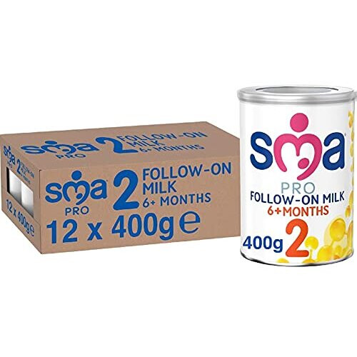 SMA PRO Follow On Baby Milk Powder, 6-12 months, 400g (Pack of 12) on OnBuy