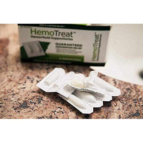 Hemorrhoid Pain Itching Relief Suppository - Soothing Anti Inflammation ...