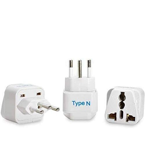 【3 PACKS】 - UK to BRAZIL PLUG ADAPTER : Brazil's Official Standard Plug ...