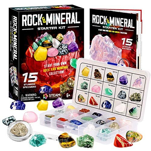 Dr. Daz 15 Rocks Collection Gemstone Collection 15 Big Rock Gem Mineral ...