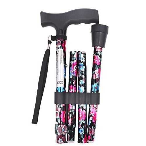 PEPE - Folding Walking Sticks for Women, Floral Walking Sticks for ...