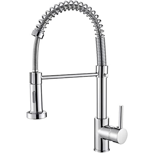 Cobbe Kitchen Tap, Spring Tap Kitchen with Pull Down Sprayer Shower, 2 ...