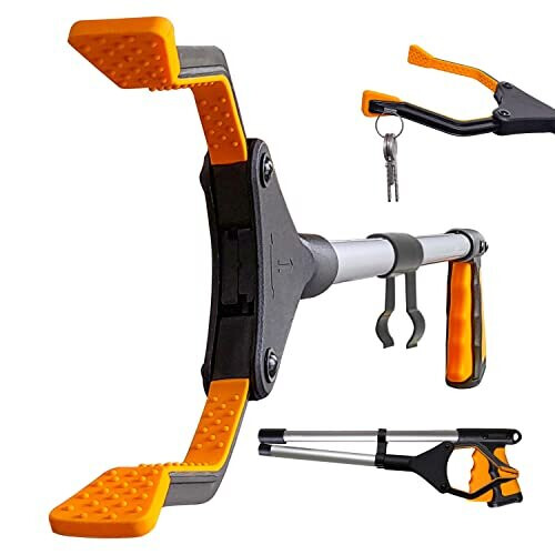 Crust-Pro Litter Picker, 32" Long Arm Foldable Litter Grabbers for ...