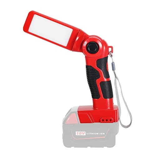 YEX-BUR 12W 1000LM LED Flashlight Work Light Powered by Milwaukee 18V ...