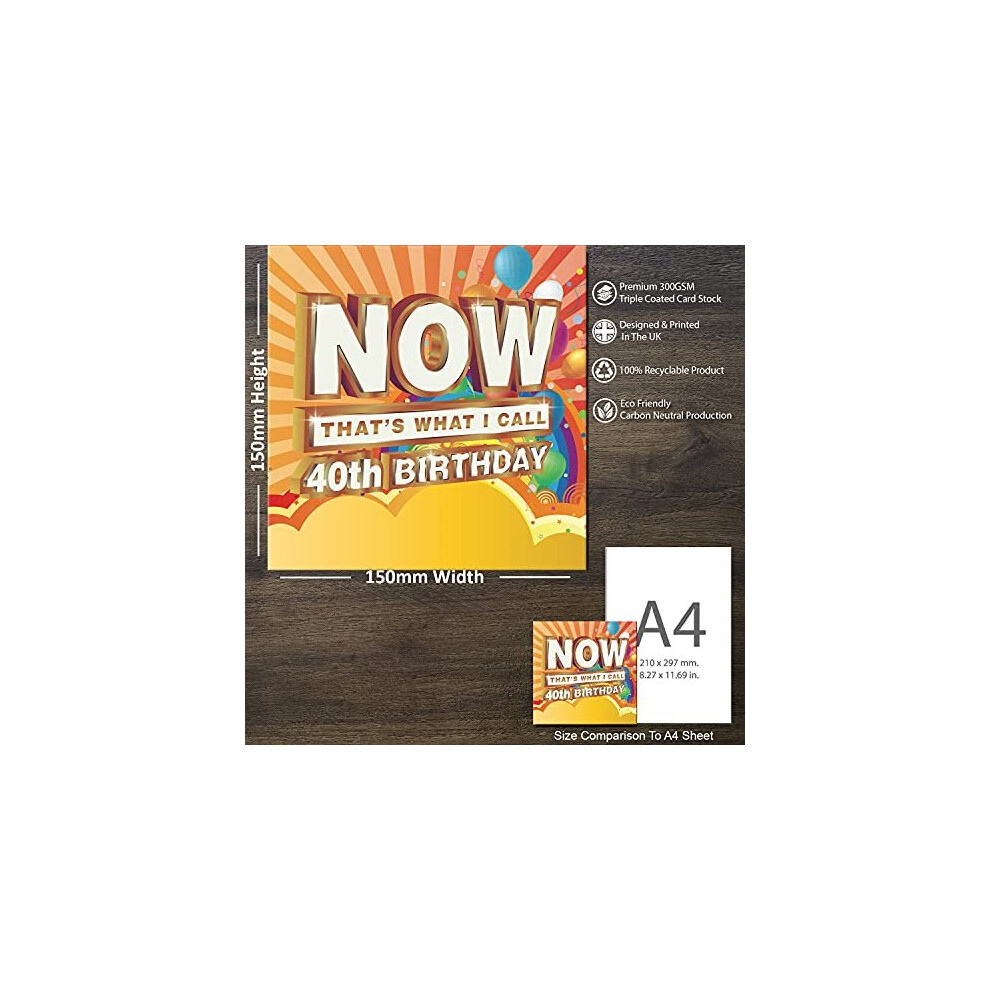 Cult Kitty - Now That's What I Call 40th Birthday - Joke Happy Birthday ...