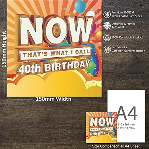 Cult Kitty - Now That's What I Call 40th Birthday - Joke Happy Birthday ...