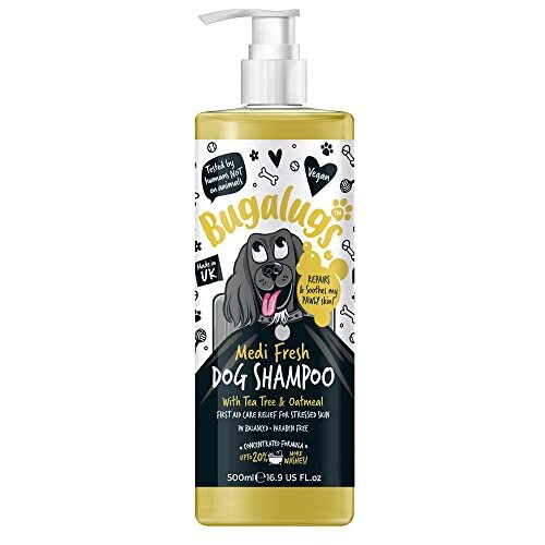 Dog Shampoo for Itchy Skin by Bugalugs Antibacterial And Antifungal ...