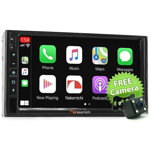 7-inch Nakamichi NAM3510-M7 Licensed Apple CarPlay Android Auto ...