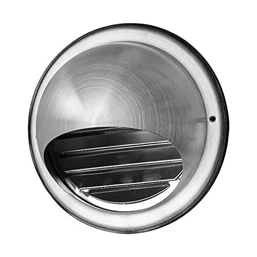 WeCooper 304 4-Inch Stainless Steel Air Vent 100mm, Round Bull Nosed ...