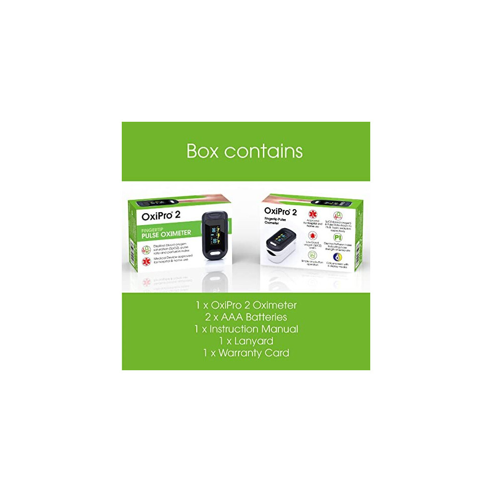 OxiPro 2 - NHS Supplied Pulse Oximeter - CE Approved Blood Oxygen ...