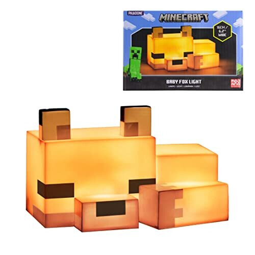 Paladone Minecraft Fox Night Light | Officially Licensed Minecraft ...