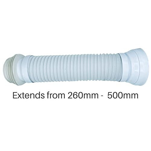 Flexible Toilet Pan Connector Universal WC Flexi Slinky Waste Soil Pipe ...
