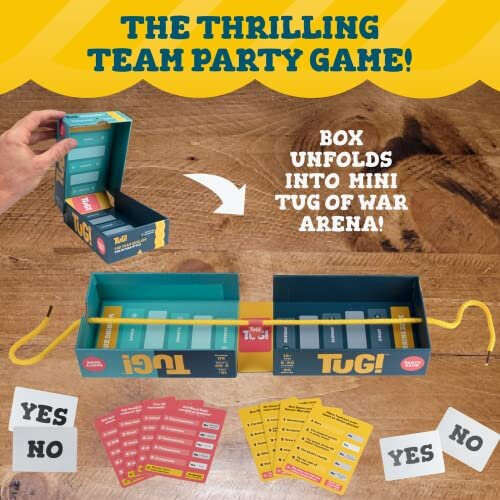 TUG! Board Game: Exciting Family Party Game - Team Tug of War Quiz Game ...