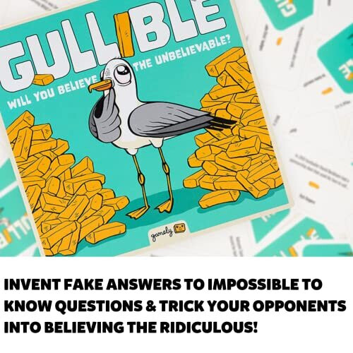 Gullible: The hilarious team game of creativity, bluffing and ...