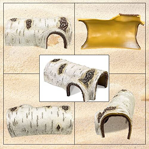 Reptile Hide Caves Simulation Tree Hideout Snake Hide Leopard Gecko ...