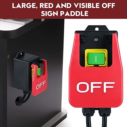 220V Single Phase On/Off Switch, Ortis Router Table Switch with Large ...