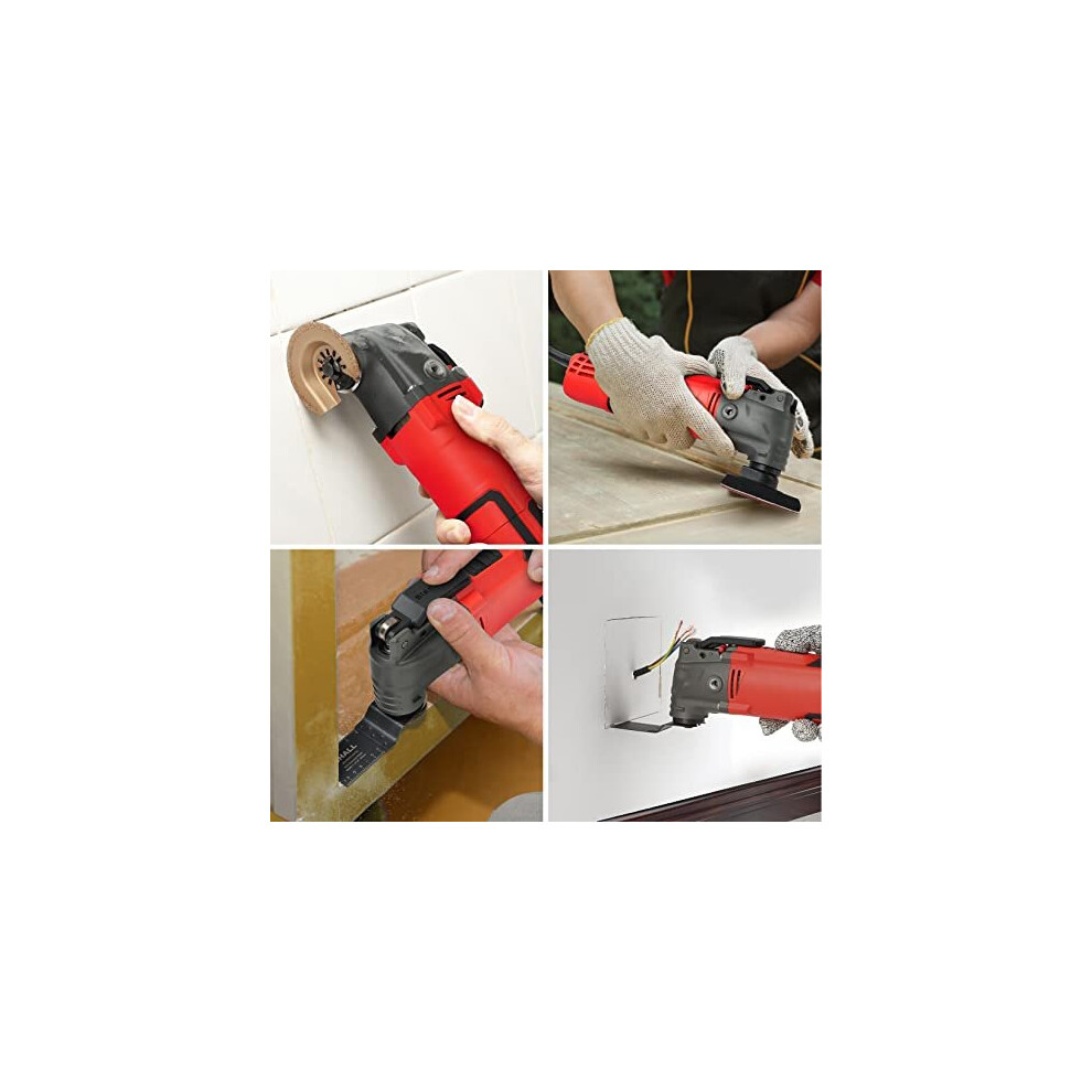 SHALL Oscillating Tool, 500W Oscillating Multitool Kit with 5 ...