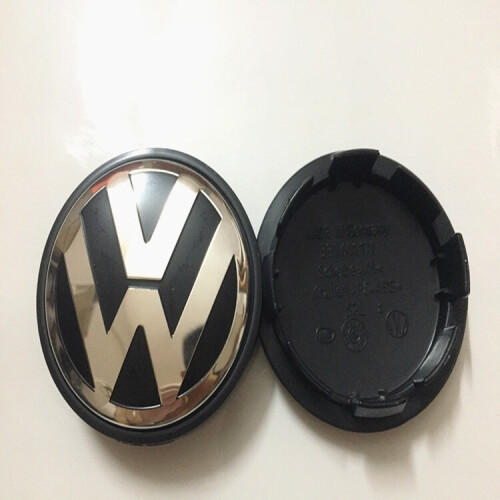 Set of 4 Wheel Center Caps Hub Hubcaps 65mm For VW Golf Beetle Passat ...