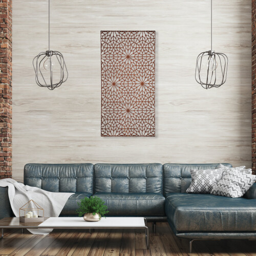 (600 x 1200mm, Ria | Corten) Screens by CORE Garden Screens Metal ...