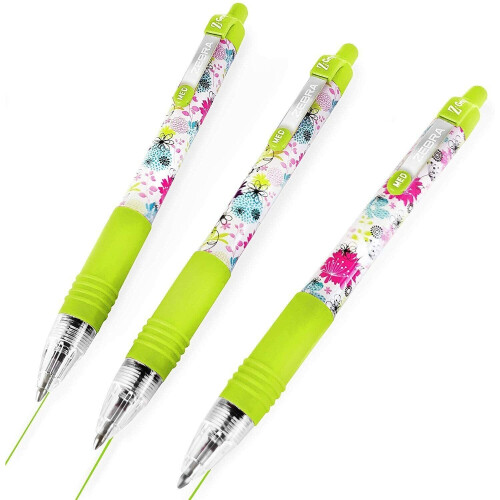 Zebra Z-Grip Smooth Retractable Ballpoint Pen - 1.0mm - Floral Barrel ...