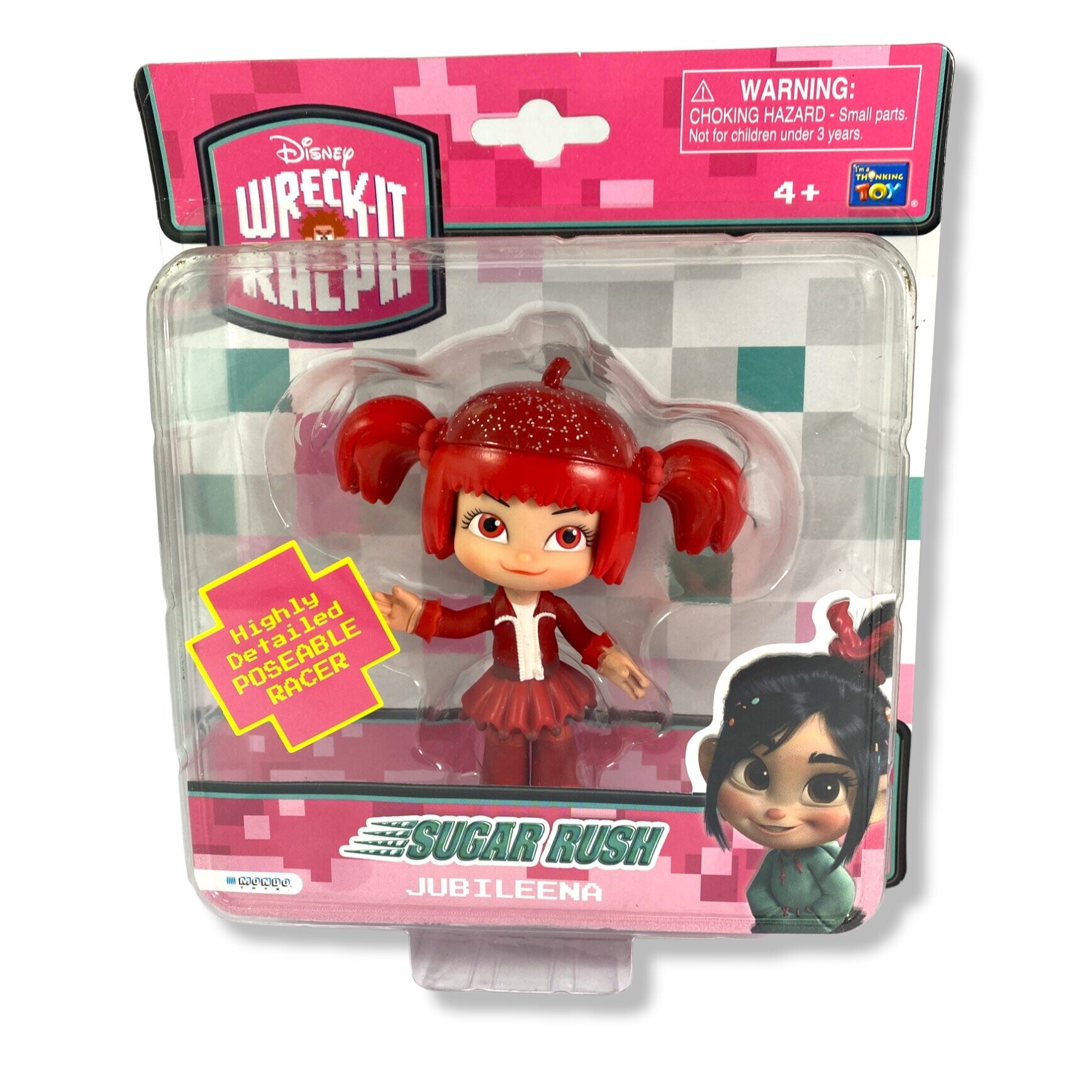 Disney Wreck It Ralph Jubileena Sugar Rush Racer Figure Poseable on OnBuy