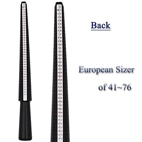 Ring Measurement Tool, Ring Sizer Measurement Scales Set for Measuring ...