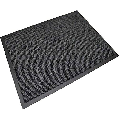RSM RUGS Heavy Duty Non Slip Grey Black Barrier Mats - Available in 18 ...