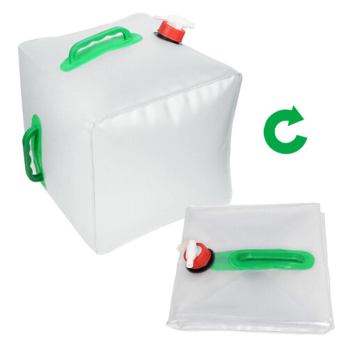 20L Water Containers Collapsible Tap Desktop Dispenser Water Carrier on ...