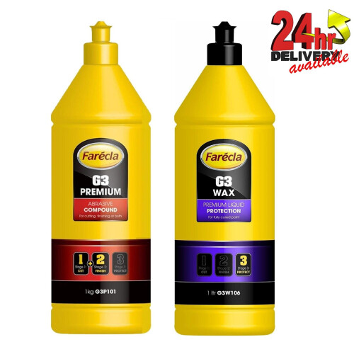 G3 Premium Compound + G3 Wax 1KG Kit on OnBuy