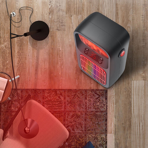 900W Heater Plug in Heater Timing Digital Display Heater on OnBuy