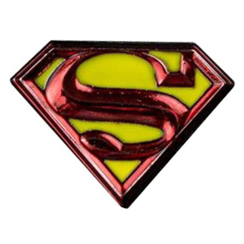 Superman Logo Colour Enamel Lapel Pin on OnBuy