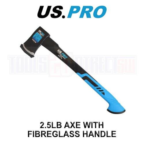 US PRO Tools 2.5LB / 1.13KG Axe With Fibreglass Handle Log Splitting ...