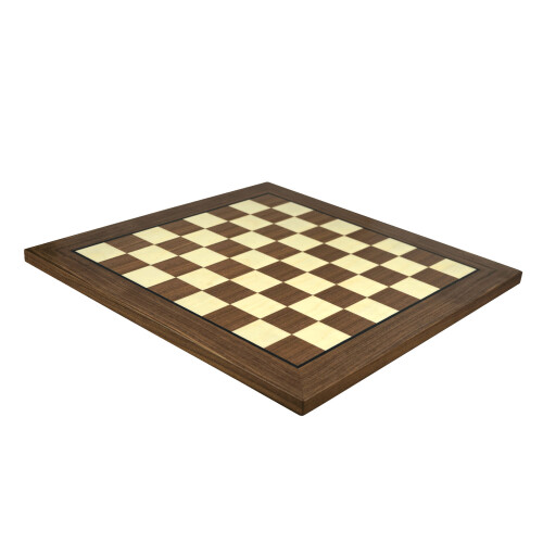 Helena Flat Chess Board Walnut Wood- 20 Inch on OnBuy