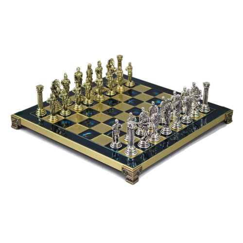 Metal Range Chess Set Sapphire Blue 13 Inch on OnBuy
